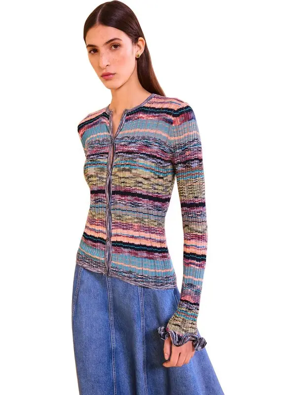 Ulla Johnson Lex Knit Cardigan - Azurite