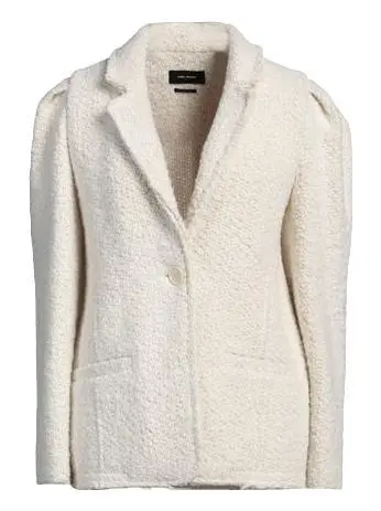 Isabel Marant Single-breasted Bouclé Blazer - White