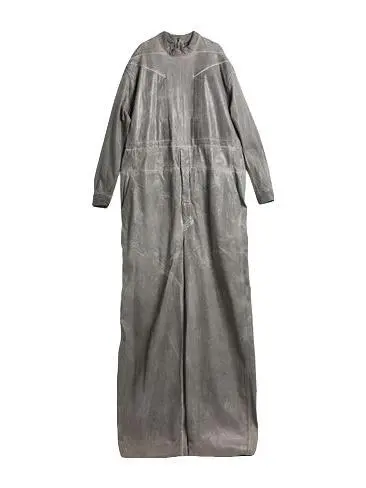 Rick Owens Cotton Denim Jumpsuit - Grey