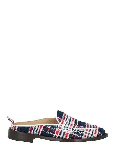 Thom Browne Textile Mules - Navy