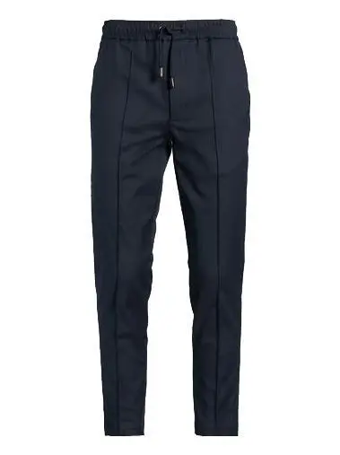 Isaia Casual Tapered Wool-blend Pants - Navy