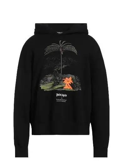 Palm Angels Printed French Terry Sweatshirt - Black