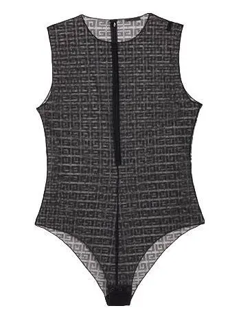 Givenchy Bodysuit In Polyamide And Elastane - Black