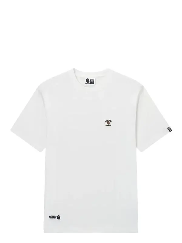 FINGERCROXX Logo-appliqué T-shirt - White