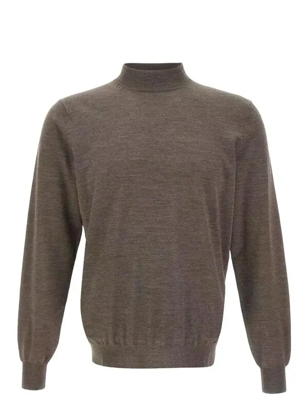 FILIPPO DE LAURENTIIS High-neck Sweater - Brown