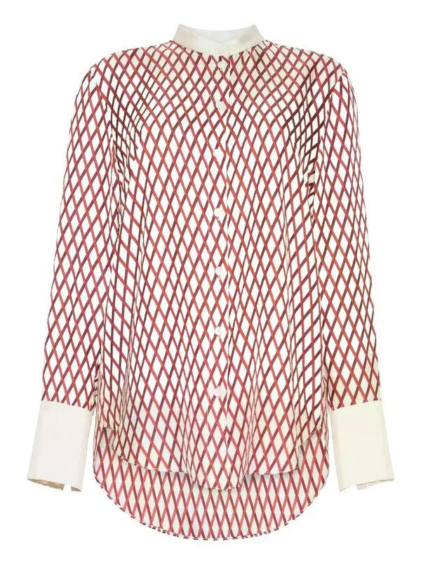 Adam Lippes Farrow Shirt - Red