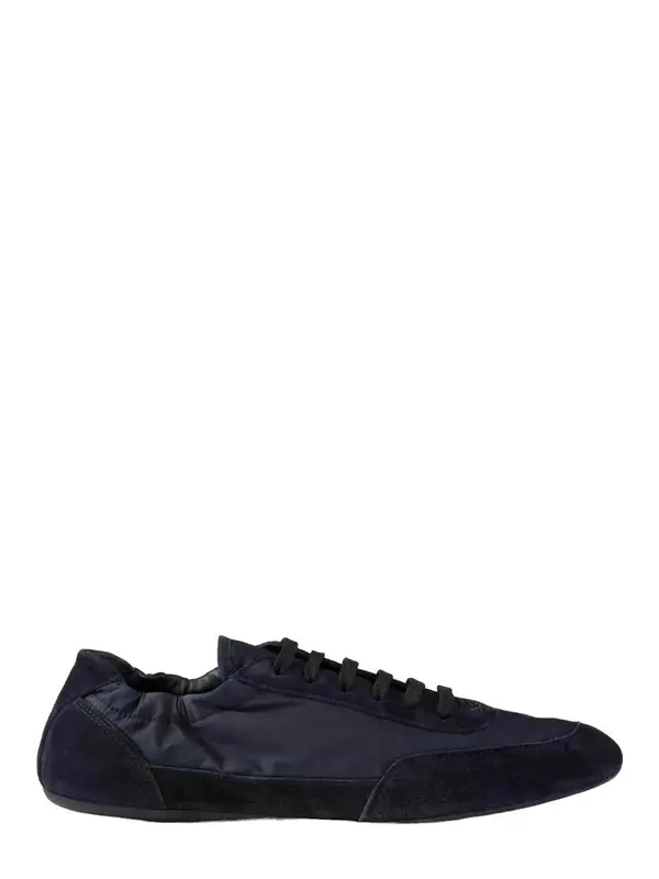 Prada Re-nylon Suede Collapsible Sneakers - Blue