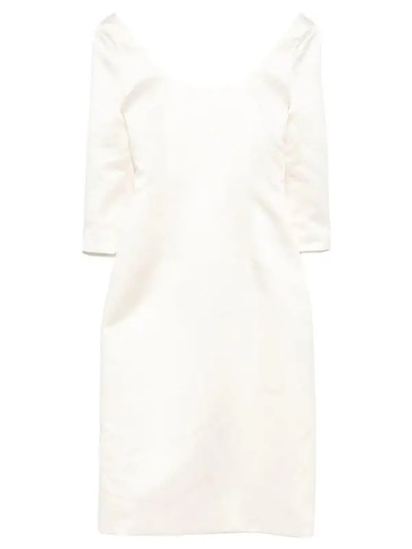 MARKGONG Embellished Dress - White