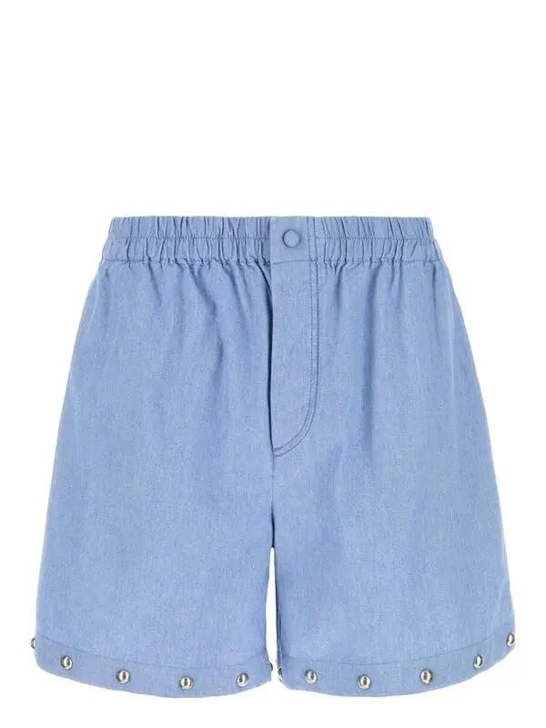 Valentino Garavani Denim Bermuda Shorts - Blue