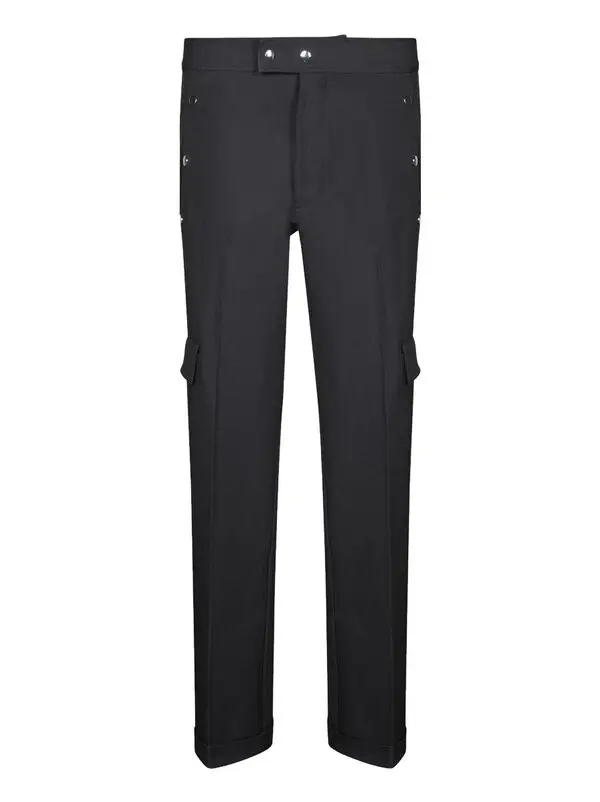 WALES BONNER Sailor Logo Trousers - Black