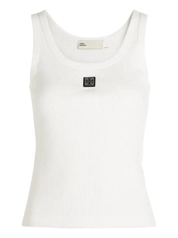 Tory Burch - Logo Cotton Tank
