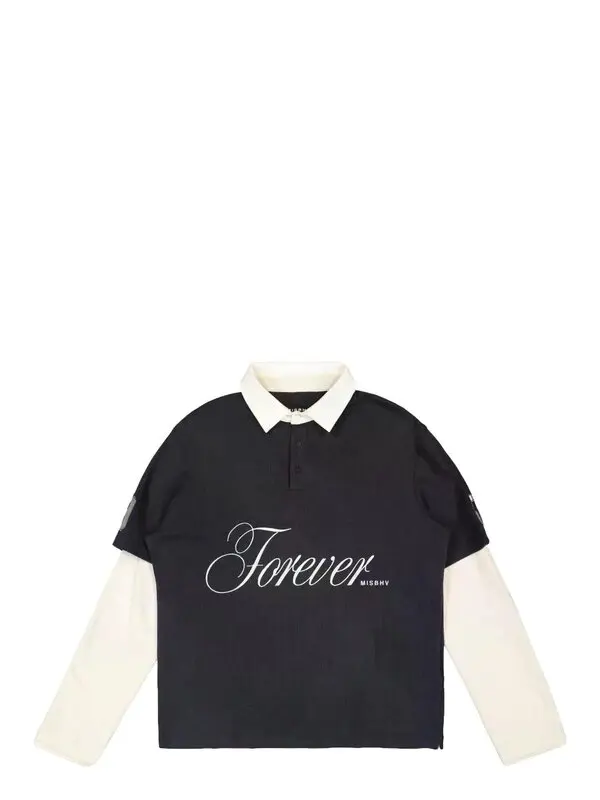 MISBHV Cotton Polo Top - Blue