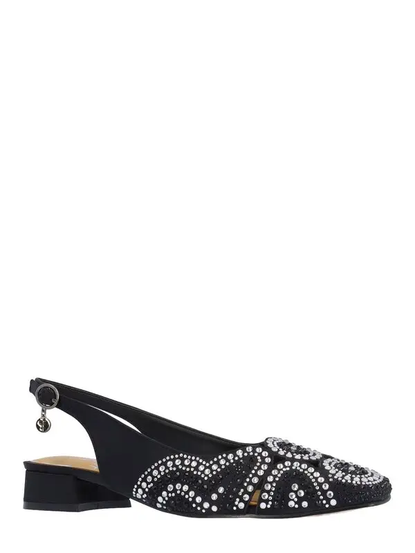 J. Reneé Nicolette Slingback Flat - Black