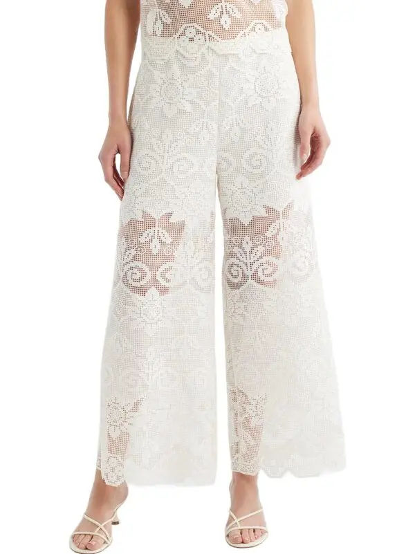 Kobi Halperin Gina Lace Pants - Ivory