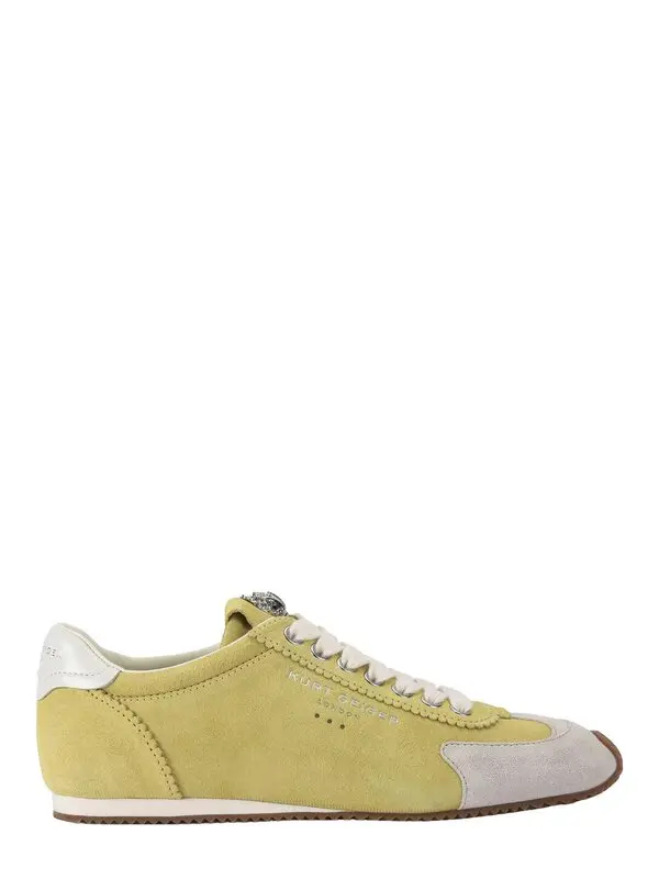 Kurt Geiger Islington Leather Sneakers - Yellow