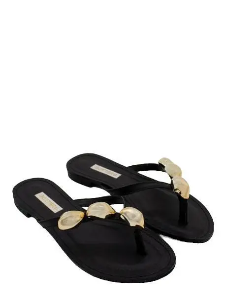 BOTTERO Studded Slide Sandals - Preto