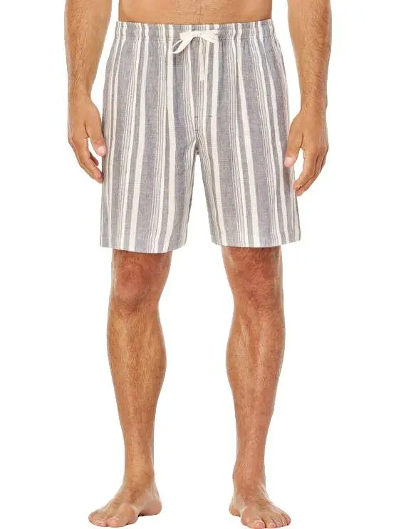 Majestic International Woven Lounge Shorts - Shade Stripe