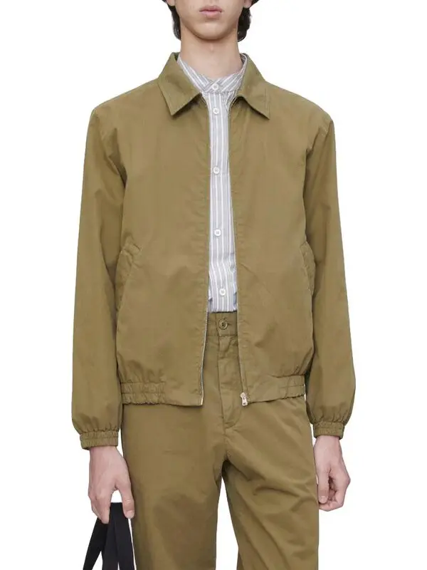 A.p.c. Gilbert Organic Cotton Jacket - Military Khaki