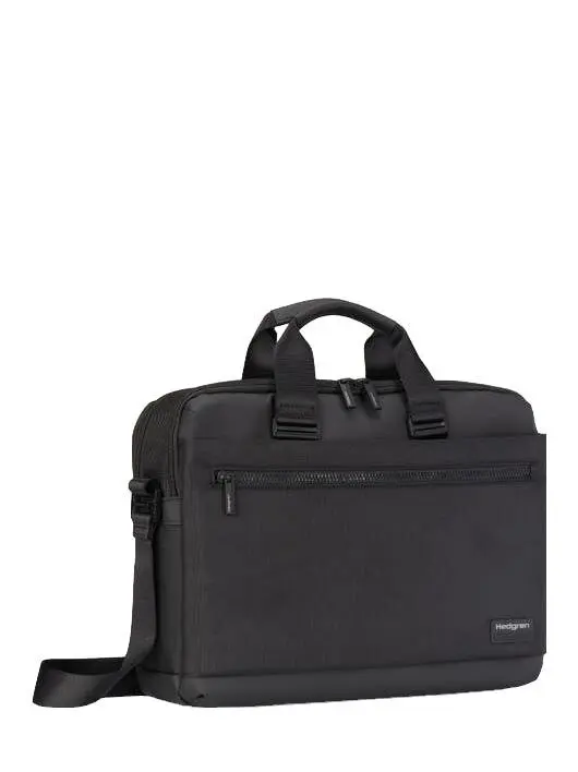 HEDGREN Byte Rfid Water Repellent Laptop Bag - Black