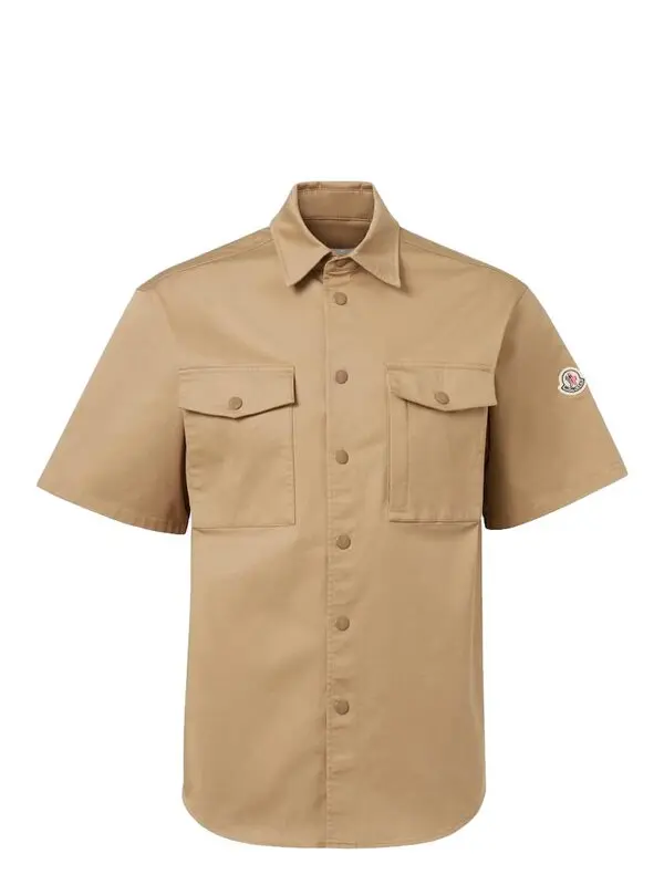 Moncler Cotton Shirt - Beige
