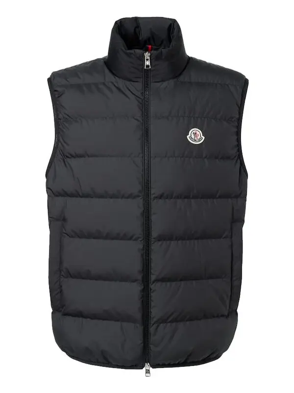 Moncler Contrin Quilted Down Vest - Black