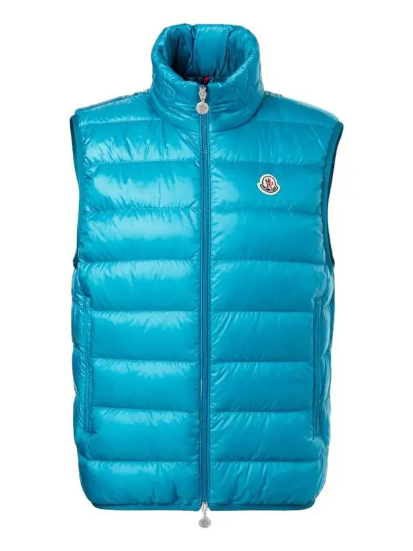 Moncler Quilted Down Vest - Blue