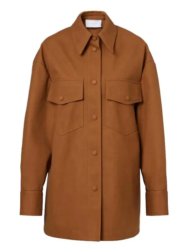 Stella McCartney Oversized Overshirt - Brown