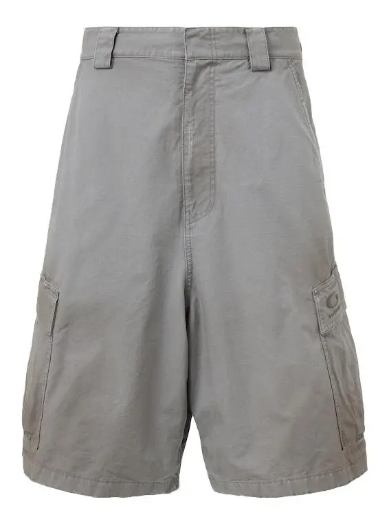 Balenciaga Cotton Cargo Shorts - Grey