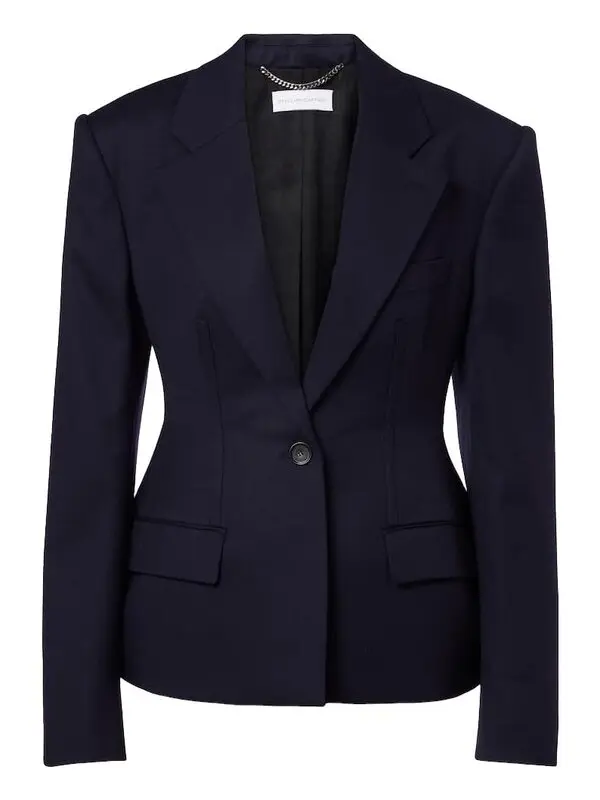 Stella McCartney Wool Blazer - Blue