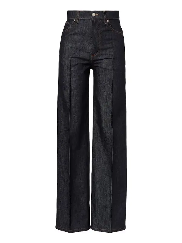 Stella McCartney Mid-rise Wide-leg Jeans - Blue
