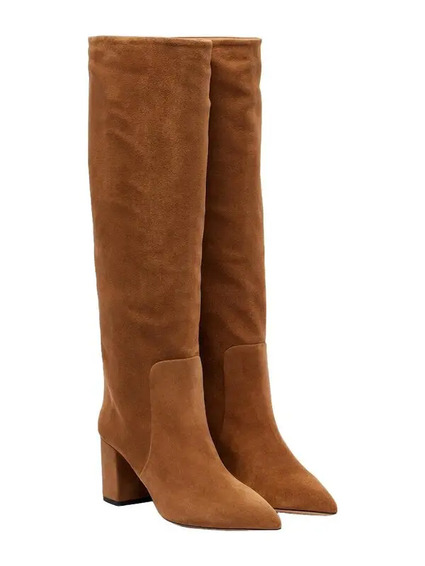 Paris Texas Anja 70 Leather Knee-high Boots - Brown