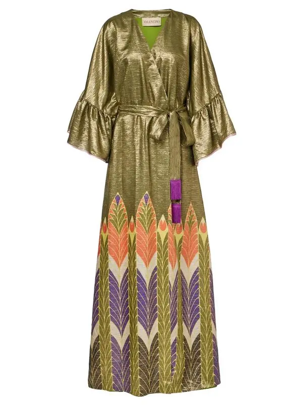 Valentino Garavani Printed Silk-blend Gown - Multicoloured