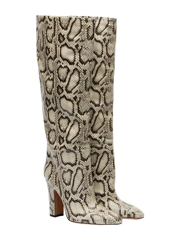 Paris Texas Lavinia 100 Leather Knee-high Boots - Multicoloured