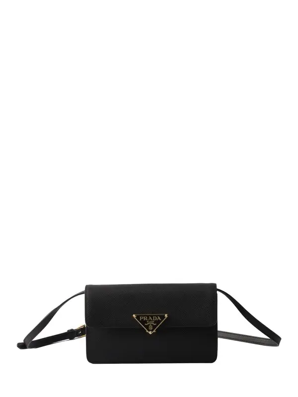 Prada Mini Saffiano Leather Bag - Black