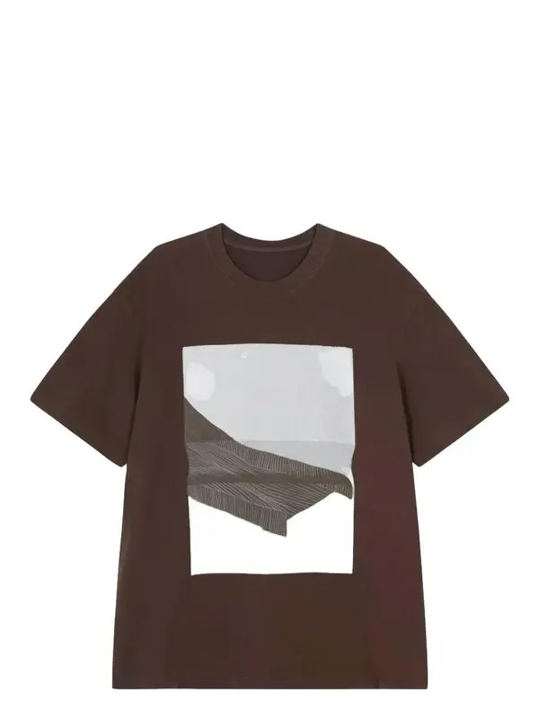 JNBY Graphic-printed T-shirt - Brown
