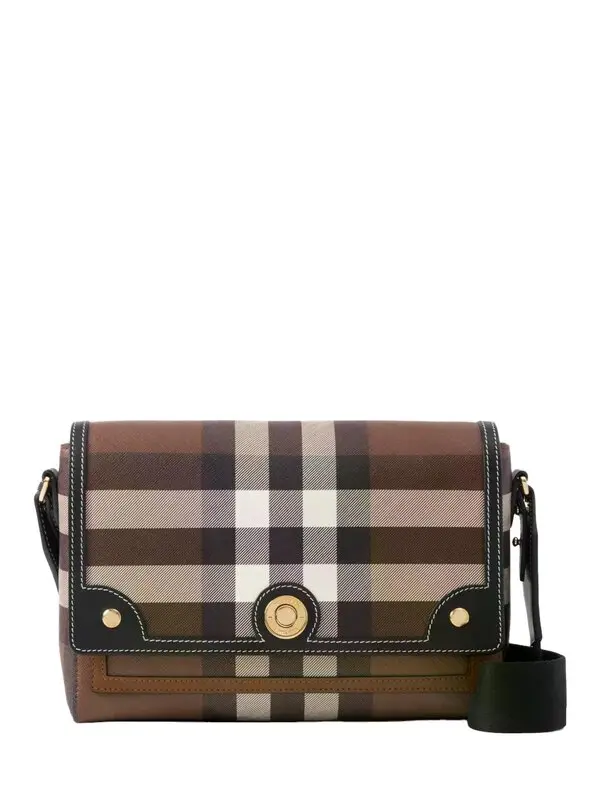 Burberry Note Crossbody Bag - Brown