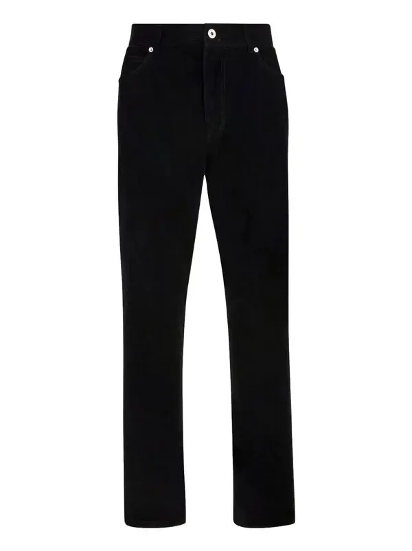 FERRAGAMO Corduroy Trousers - Black