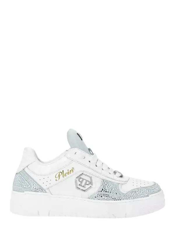 Philipp Plein Sparkling Panelled Sneakers - Blue