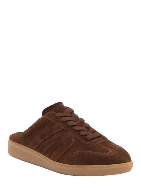 Jeffrey Campbell Up Front Sneaker Mule - Brown Suede