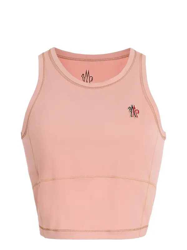 Moncler Jersey Tank Top - Pink