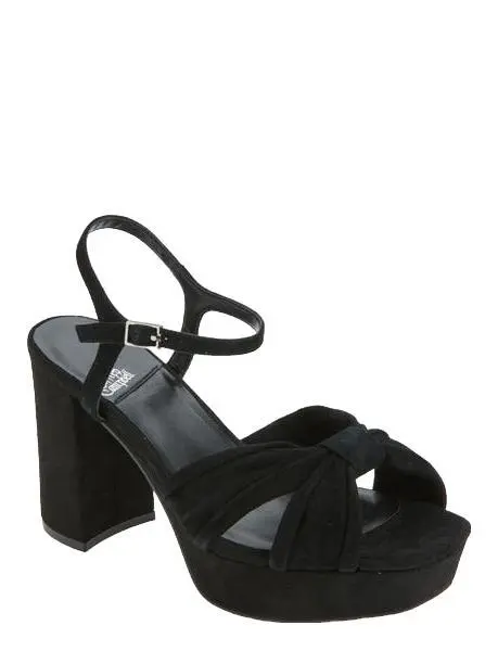 Jeffrey Campbell Dalida Platform Sandal - Black Suede