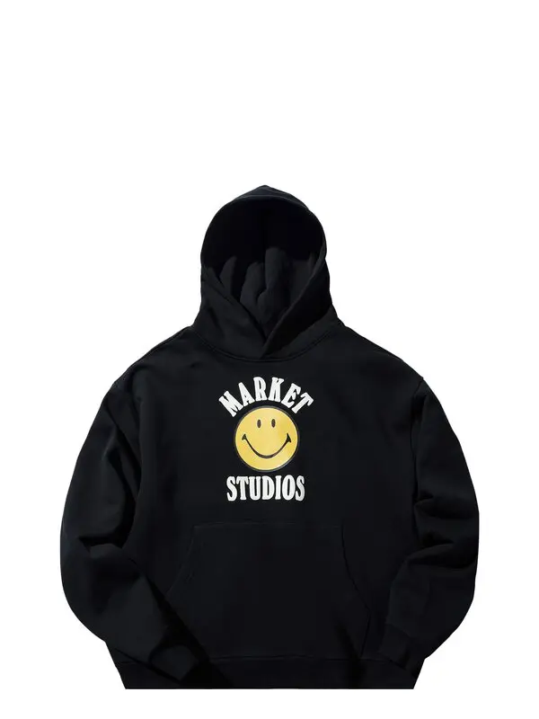 MARKET Smiley Lockup Hoodie - Black