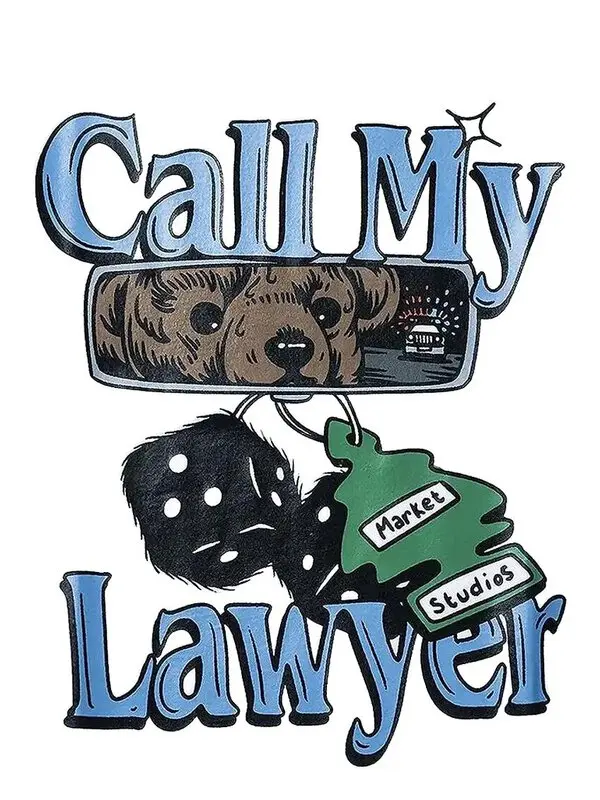 MARKET Call My Lawyer Chase T-shirt - White
