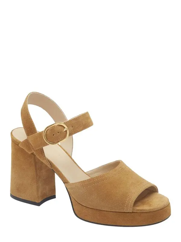 Valentino Garavani Fawcette Platform Sandal - Beige