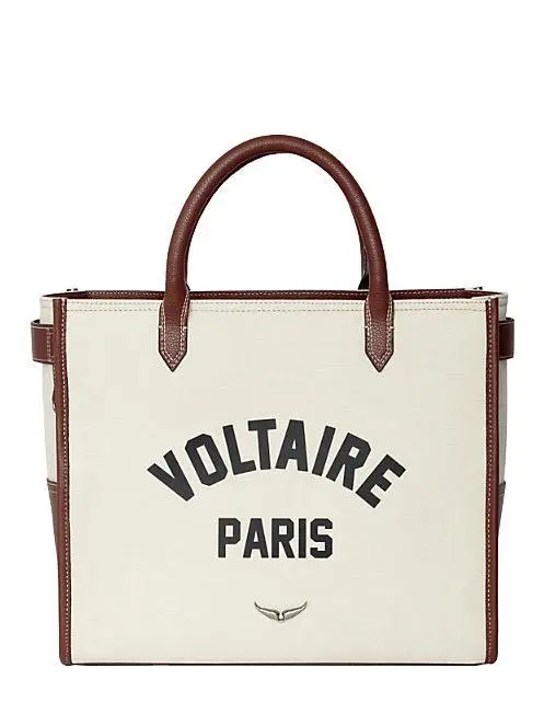 Zadig&Voltaire Canvas And Leather Tote Bag - Flash