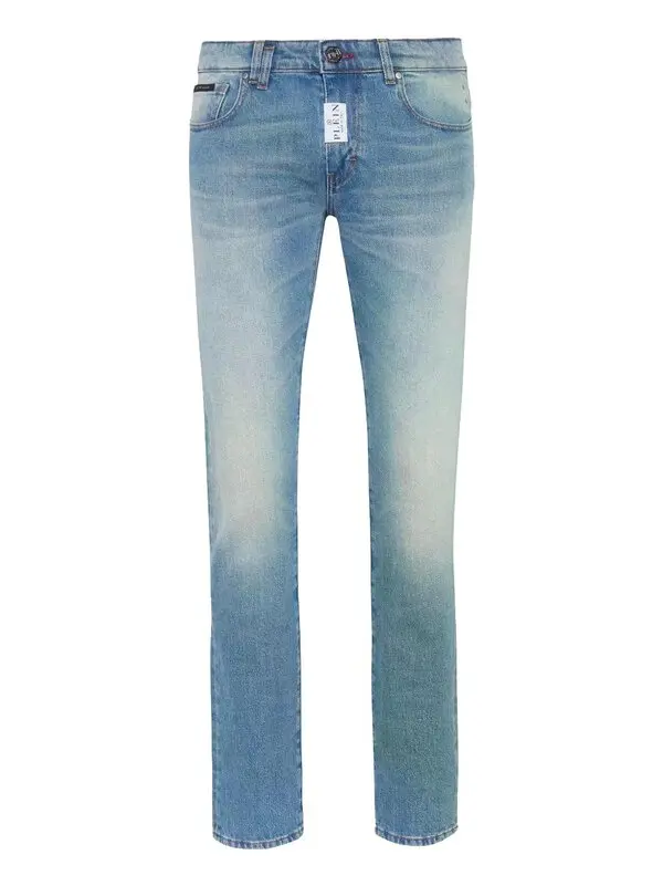 Philipp Plein Low-rise Skinny Jeans - Blue