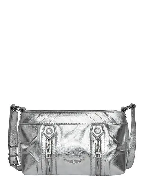 Zadig&Voltaire Metallic-leather Shoulder Bag - Silver
