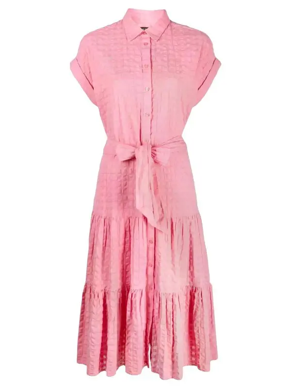 Ralph Lauren Vilma Short-sleeve Midi Dress - Pink