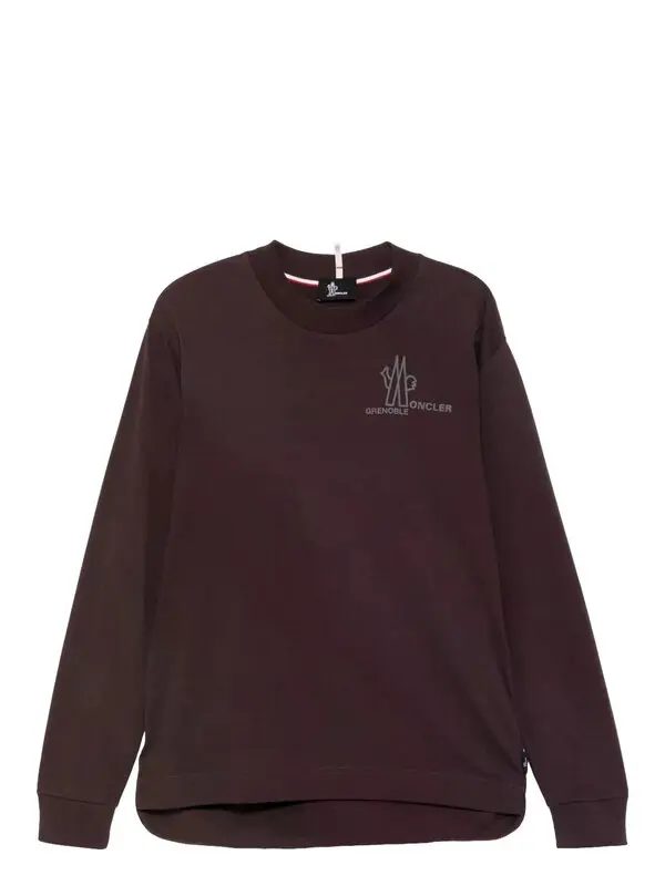 Moncler Logo-printed T-shirt - Brown