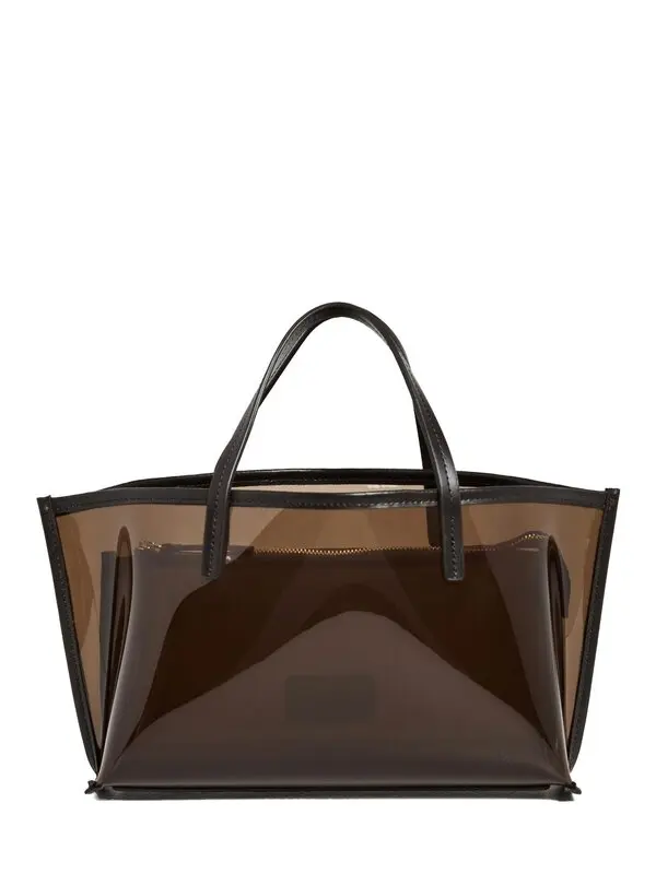 Staud Christos Mini Tote - Espresso